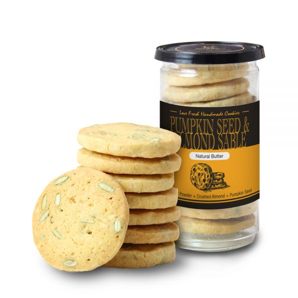 Pumpkin Seed & Almond Sable - Hogan Bakery