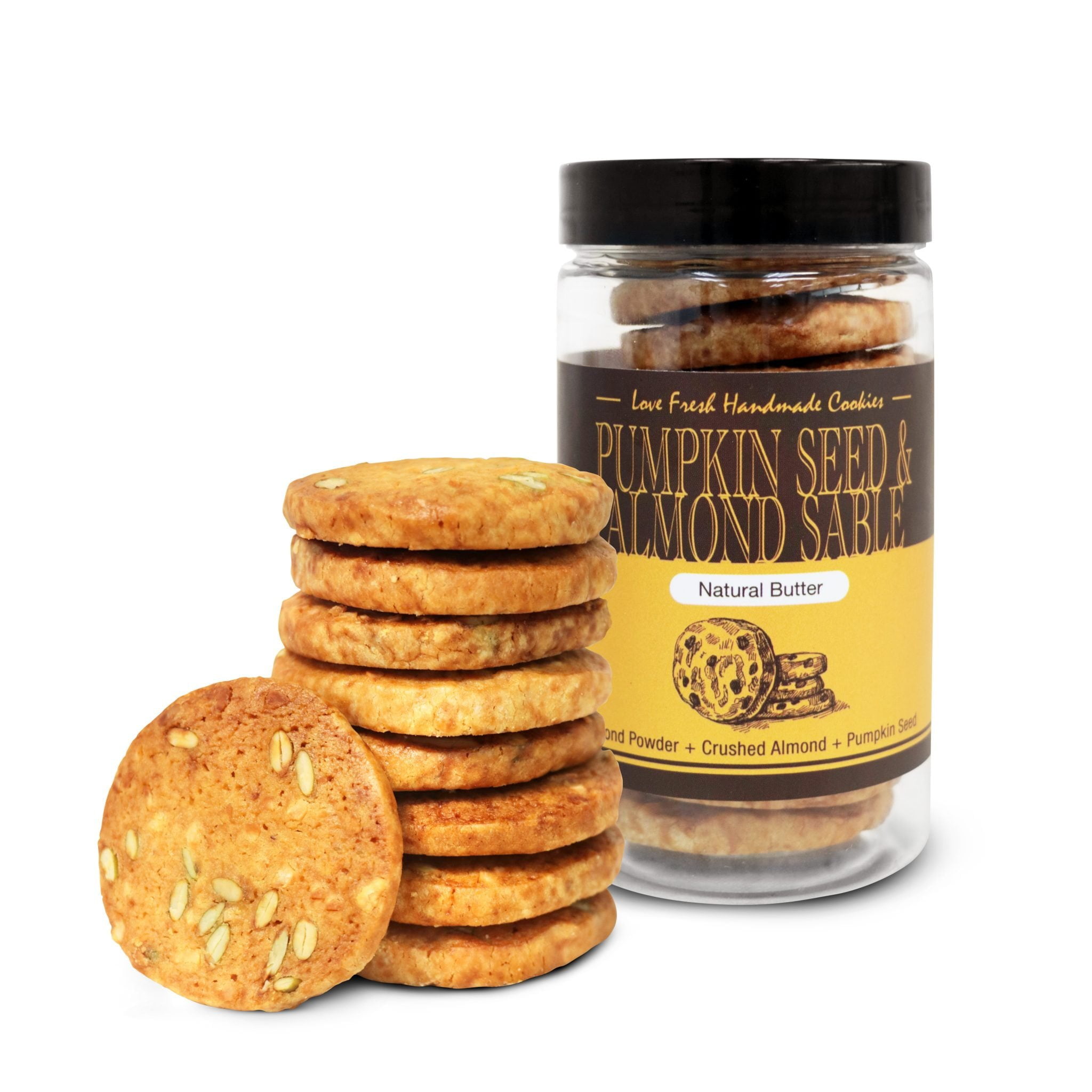 Pumpkin Seed & Almond Sable - Hogan Bakery