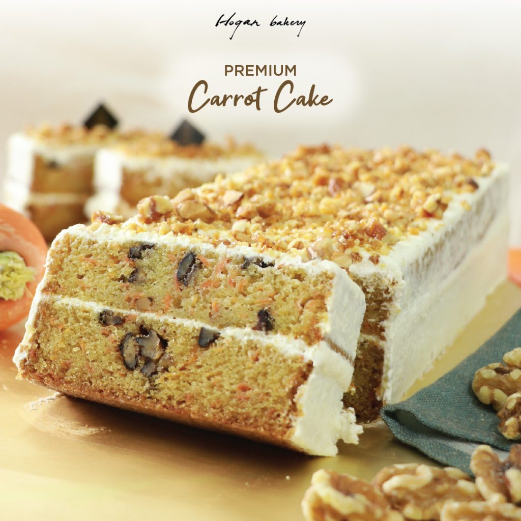 Online Order Cake - Classic Carrot Cake (Slab) - Hogan Bakery