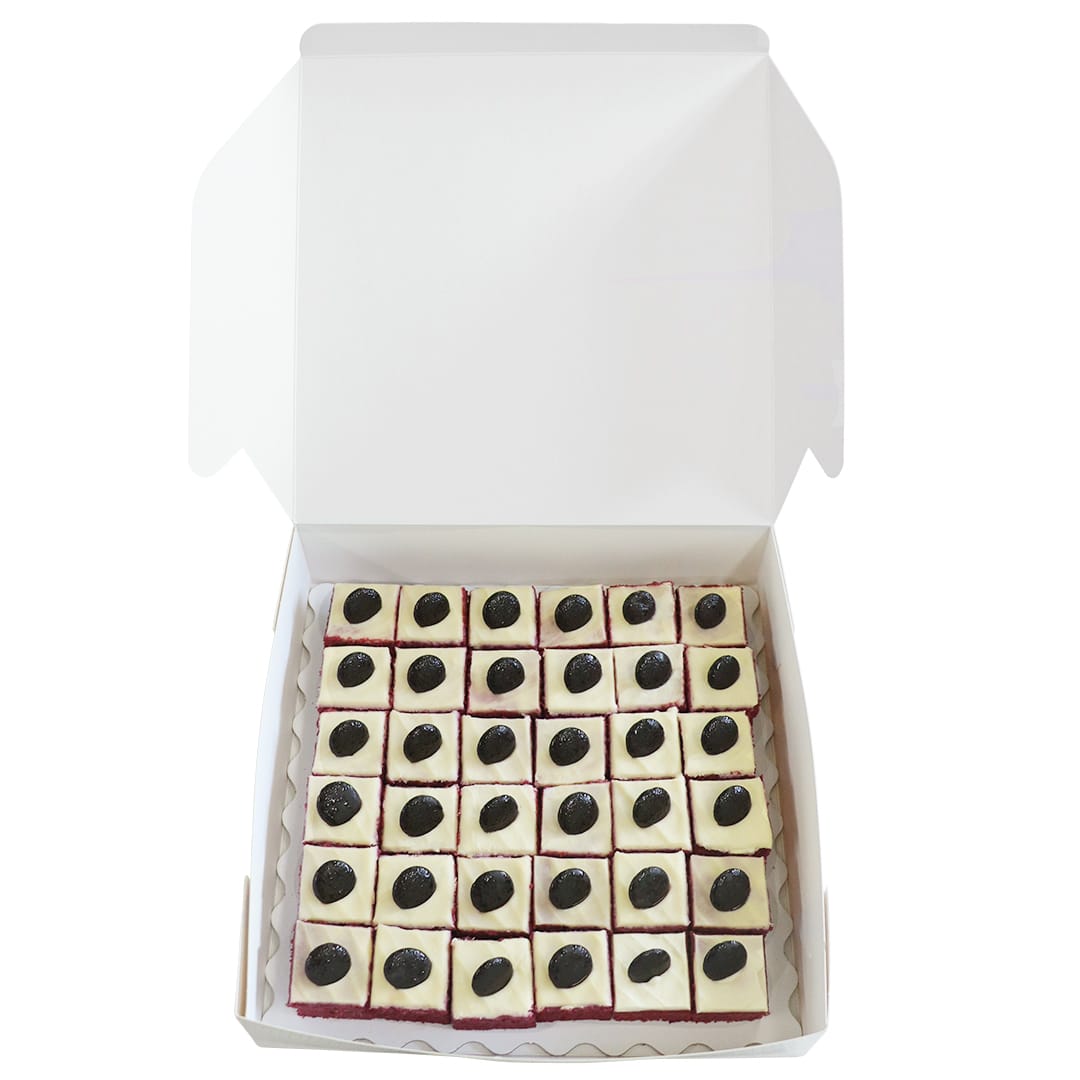 Online Order Cake - Red Velvet Cake (36 Pcs) - Hogan Bakery