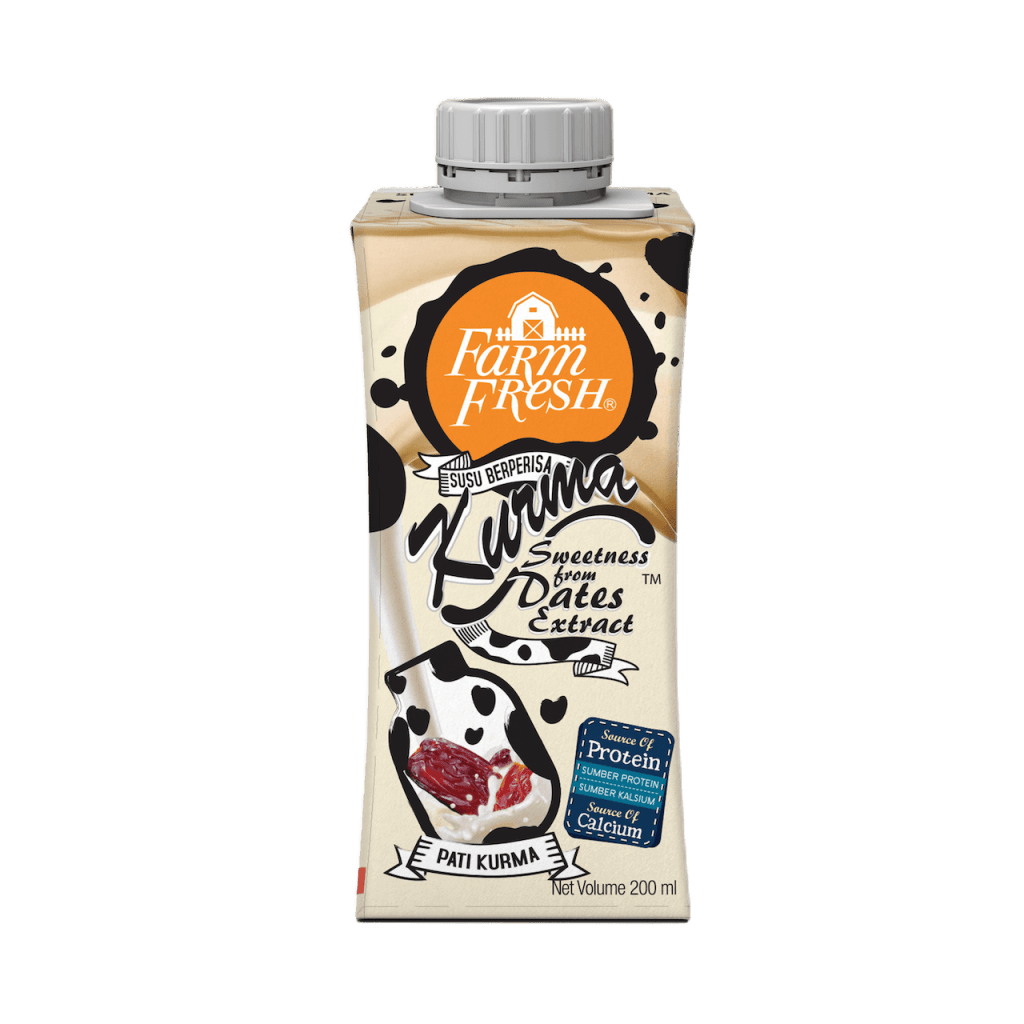 Farm Fresh Uht Kurma Milk 200ml - Hogan Bakery